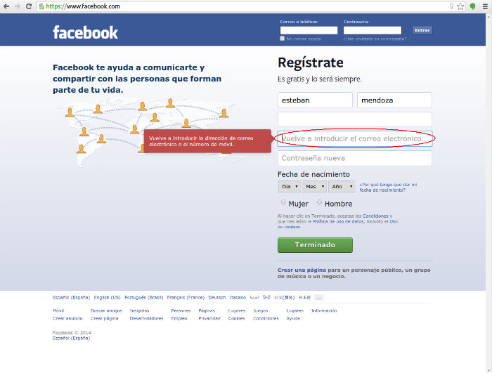 Como Crear una Cuenta en Facebook - Notilogía