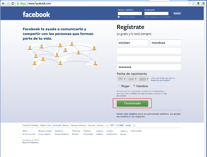 Como Crear una Cuenta en Facebook - Notilogía