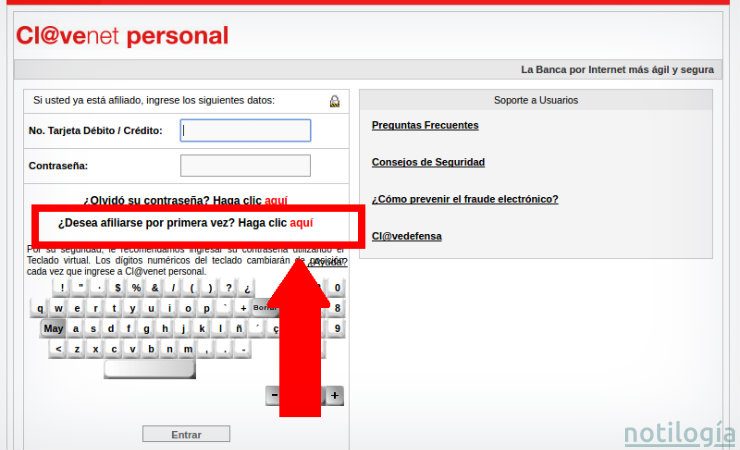 Cómo Afiliarse a Clavenet del Banco de Venezuela - Notilogía
